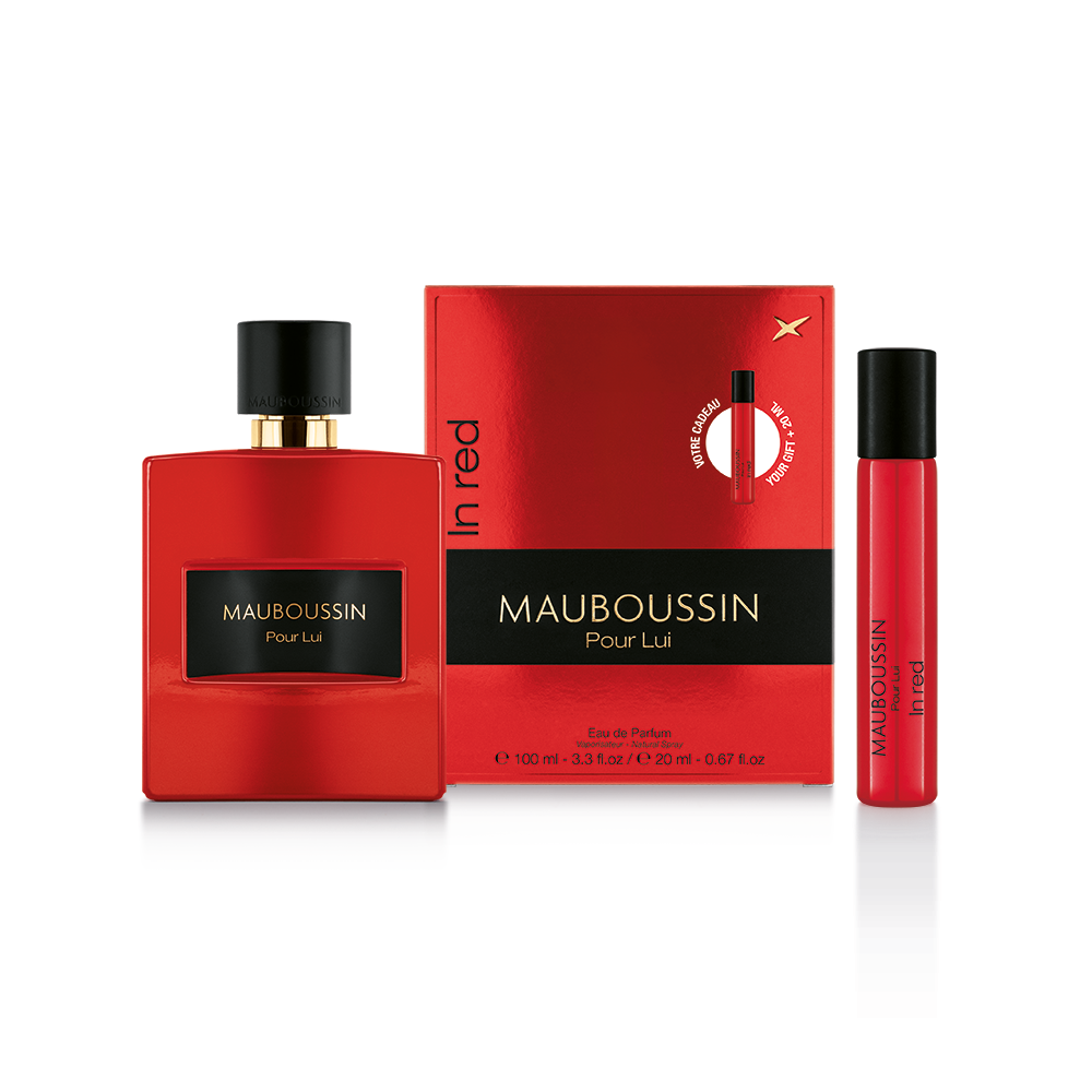 MAUBOUSSIN PARFUMS POUR LUI IN RED | COFFRET TRAVEL EDITION ...